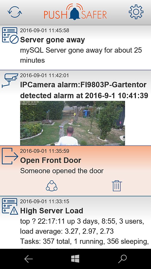 Clients & Apps Pushsafer - send & receive of Push Notifications to iOS, Android and Windows 10 ...
